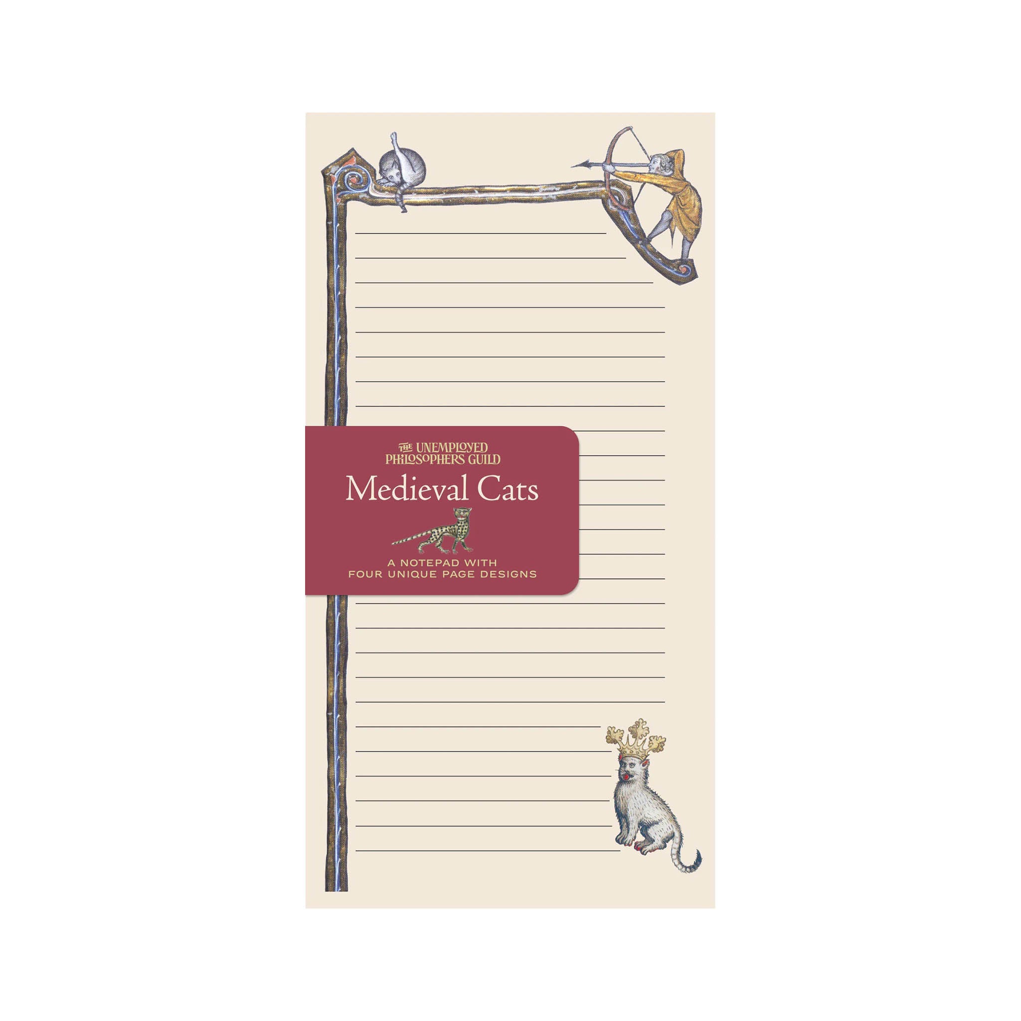 Medieval Cats Notepad – The Morgan Shop